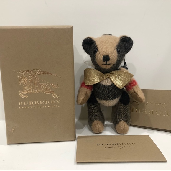 Burberry | Bags | Burberry Thomas Bear Rucksack Backpack Bag Charm ...